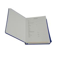China Custom A5 Ruled Fabric Hardcover Journal Printing With Hot Foil Stamping Logo for sale