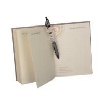 China 140x210MM Custom Hardcover Journal nature ivory paper soft touch cotton fabric cloth for sale