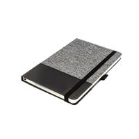 China PU Leather Hardcover Journal Printing With Heat Pressing Logo for sale