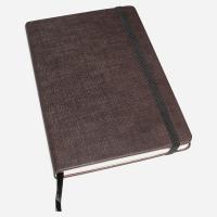 China PU Leather Hardcover Journal Printing With Heat Pressing Logo for sale