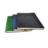 China cotton fabric Hardcover Journal Printing , 80P Journal Books Leather Cover for sale