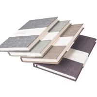 China A5 Hardcover Journal Printing , cloth fabric Hardbound Journal Notebook for sale
