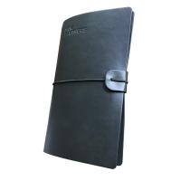China Round Corner A5 Pu Leather Notebook Elastic Closer Heat Embossing Cover Finishing for sale