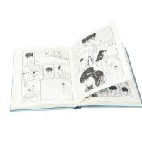 China Silver Pantone Color Hardcover Book Printing , 175mmx229mm Spine Cover Book for sale