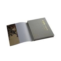 China Offset Hardcover Book Printing Cotton Fabric Cover Material With Sleeve for sale