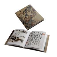 China Offset Hardcover Book Printing Cotton Fabric Cover Material With Sleeve for sale