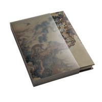 China Offset Hardcover Book Printing Cotton Fabric Cover Material With Sleeve for sale