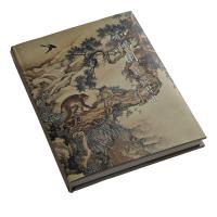 China Offset Hardcover Book Printing Cotton Fabric Cover Material With Sleeve for sale