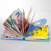 China 7x7 Inch  Photo Board Book Printing cut out alphabet shape for sale