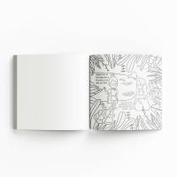 China Soft Cover Kids Book Printing , 8x8'' Coloring Book Pages Print for sale
