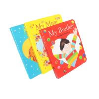 China 6x6inch 3pcs children's Kids Board Books 700Gsm Gloss C1S Art Paper Cover Material for sale
