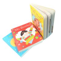 China 6x6inch 3pcs children's Kids Board Books 700Gsm Gloss C1S Art Paper Cover Material for sale