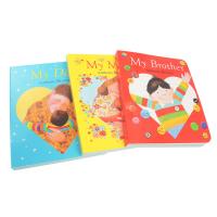 China 6x6inch 3pcs children's Kids Board Books 700Gsm Gloss C1S Art Paper Cover Material for sale