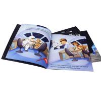 China Glossy Laminated Kids English Learning Book 8x8 Paper Back With Section Sewn Stitching for sale