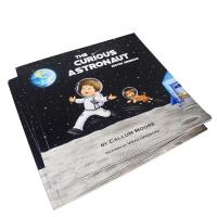 China Glossy Laminated Kids English Learning Book 8x8 Paper Back With Section Sewn Stitching for sale