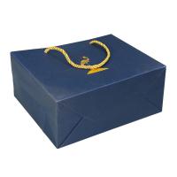 China Paint Color Paper Bag Printing 38cm 3 Strand Nylon Rope Handle 0.3mm for sale