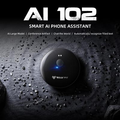 China Smart AI Phone Assistant Language Voice Translator Bluetooth-Compatible 5.4 Real-time Face To Face AI Translator for sale