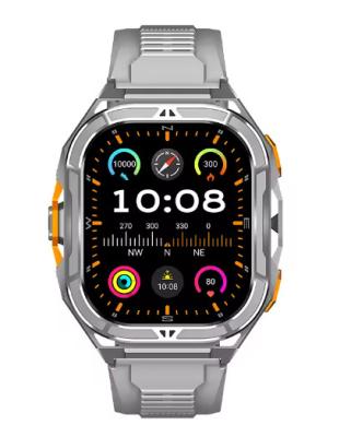 China X5 Smartwatch Heart Rate Blood Oxygen BT Call Voice Assistant GPS Positioning for sale