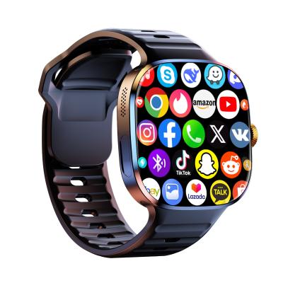 China IP67 Waterproof 2025 M99 4G SIM Card Smart Watch with Phone BT Call NFC GPS Deepseek Youtube Tiktok Whatsapp Support for sale