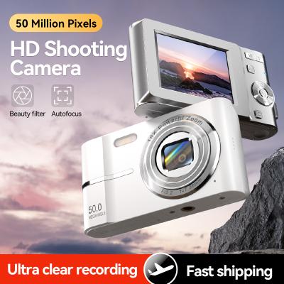 China 16X Zoom Mini Digital Point and Shoot Camera With Anti Shake Compact Small 4K Digital Cameras Children Tiny Camera M03 CCD for sale