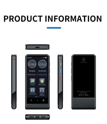 China M13 Smart Instant Voice Translator Device Offine Polish Ukrainian Turkish Czech Russian for sale
