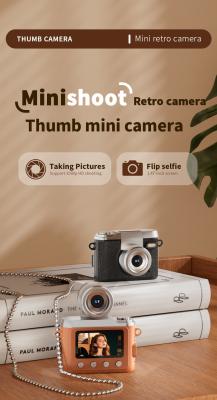 China Y7000 Mini Camera With Screen HD 1080P 180° Rotation Portable Retro Ultra Compact Mini Camera for sale