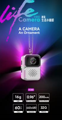 China Portable Retro Digital Camera S130 Mini Camera With LED Flash Light for sale