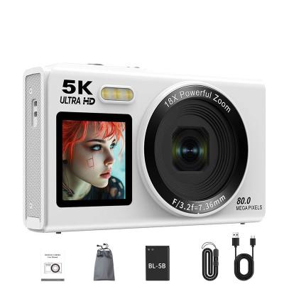 China 5K Vlogging Digital Camera 1.54-Inch Double Sided Display Wi-Fi Transfer With LED Fill Light for sale