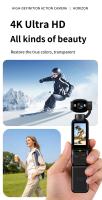 China LK033 4K Handheld Action Camera Ultra HD With Tripod Stand Vlog Camera for sale