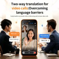 China New F80pro 4G AI Voice Translator Audio And Video Call Translator for sale