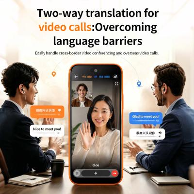 China New F80pro 4G AI Voice Translator Audio And Video Call Translator for sale