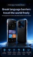 China F10 Supports 139 Online 21 Offline Languages  Translation Al Voice Translator Device With 1800mah Battery for sale