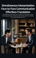 China F10 Supports 139 Online 21 Offline Languages  Translation Al Voice Translator Device With 1800mah Battery for sale