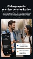 China F10 Supports 139 Online 21 Offline Languages  Translation Al Voice Translator Device With 1800mah Battery for sale