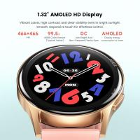 China Fashion Round Design C35 Smartwatch Amoled 1.32inch Screen 100+ Sports Modes for sale