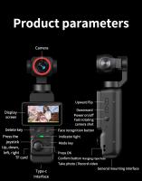 China LK036 Intelligent Face Tracking Action Camera Wi-Fi Touch Screen 1080P Video for sale