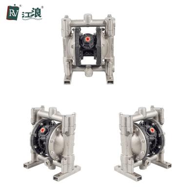 China Stainless Steel Air Operated Double Diaphragm Pump 3/4 inch 15 GPM Micro Acid Chemical Dosing for sale