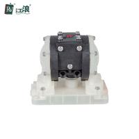 China 1/4 Inch PVDF Air Operated Diaphragm Pump 100 psi 5.0 gpm Low Pressure Water Oil Transfer for sale