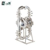 China 2 Inch FDA Sanitary Air Operated Diaphragm Pump 50mm with 0.5 MPa Pressure and 6mm Particle Handling for sale