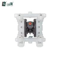 China Plastic Vacuum Waste Water Pneumatic Diaphragm Pump 15mm Mini for sale
