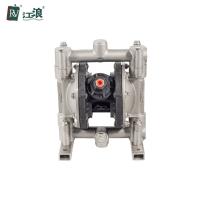China 1/2 Inch 316 Stainless Steel Pneumatic Diaphragm Pump - 15 GPM Capacity, 100 PSI Pressure for Water Oil Transfer for sale