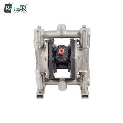 China 1/2 Inch 316 Stainless Steel Pneumatic Diaphragm Pump - 15 GPM Capacity, 100 PSI Pressure for Water Oil Transfer for sale