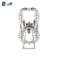 China 2 Inch FDA Sanitary Stainless Steel Air Operated Diaphragm Pump 0.5 Mpa for sale