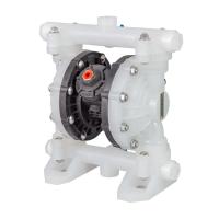 China Air Driven Double Diaphragm Pump 100 PSI Polypropylene 57 LPM Industrial Chemical Transfer for sale