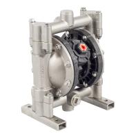 China Stainless Steel Air Driven Diaphragm Pump 468lpm Flow Rate 5m Suction Lift 1inch for sale