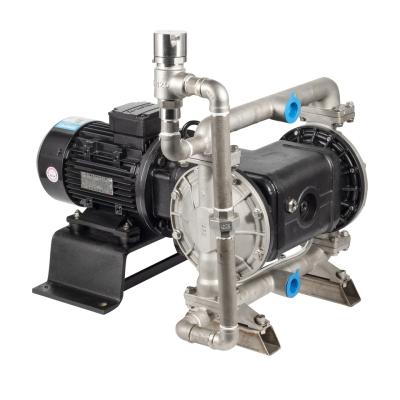 China 60Hz Stainless Steel 316 Electric Diaphragm Pump - 480 LPM Flow, 0.75-7.5 MHP Motor Power for Chemical Transfer for sale