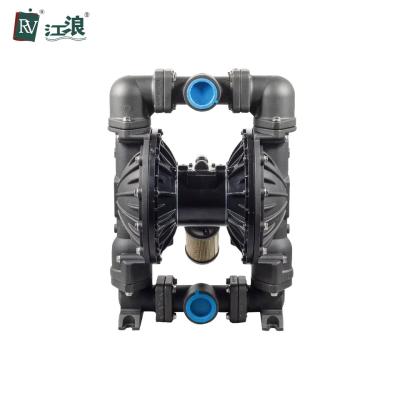 China Air Operated Diaphragm Pump 150GPM 7BAR PTFE Santoprene Wetted Parts Aluminum for sale