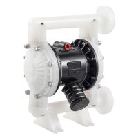 China 1 Inch PP Pneumatic Diaphragm Pump 40 GPM 120 psi for Water Treatment for sale