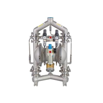 China Light Black Pneumatic Diaphragm Pump with 192 L/M Flow Rate for Transport Power for sale