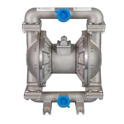 China 1-1/2 Inch PTFE Ball Stainless Steel Diaphragm Pump 90 GPM Max Flow for Water Treatment for sale